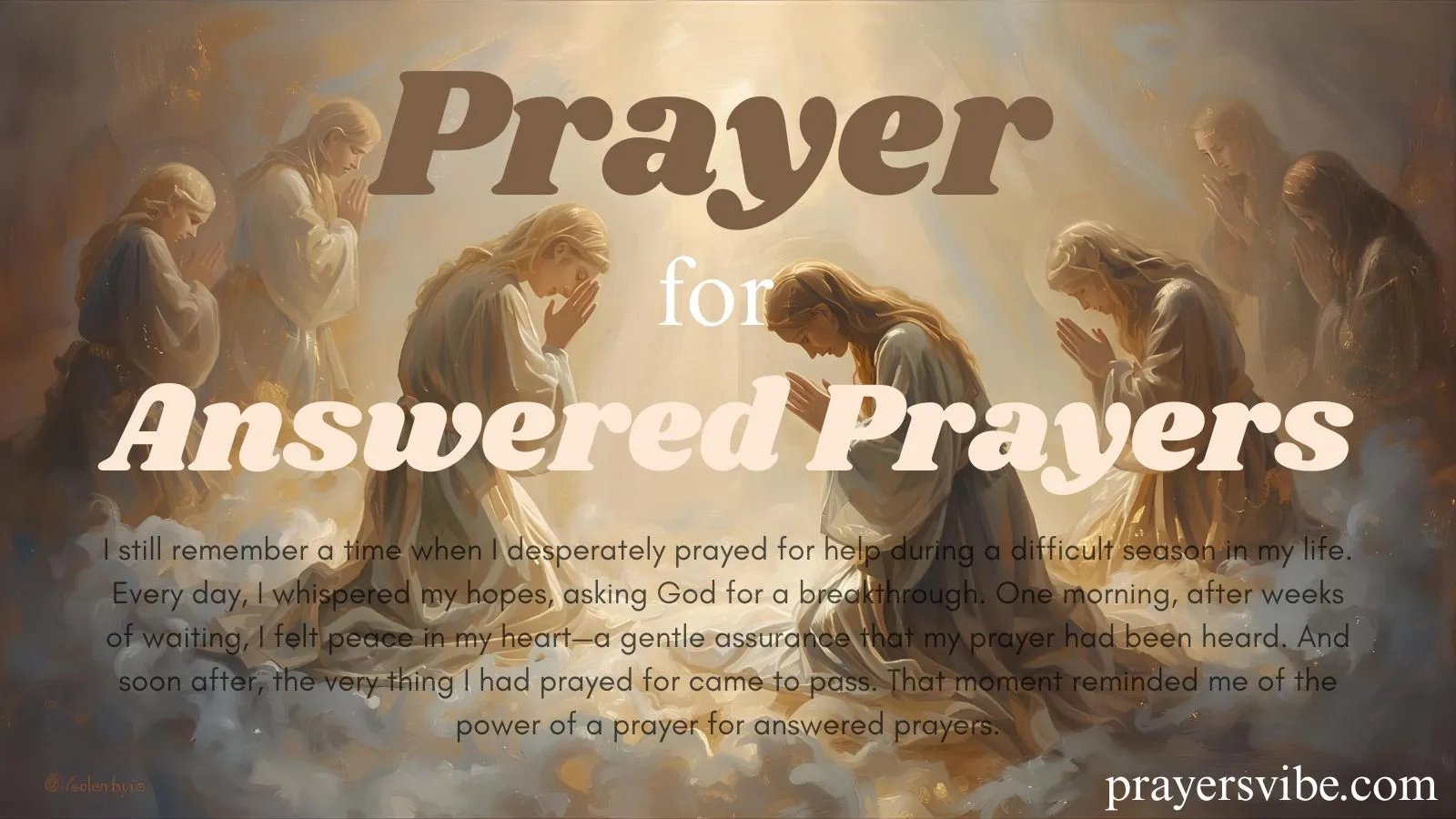 10 Powerful Prayer for Answered Prayers in 2026