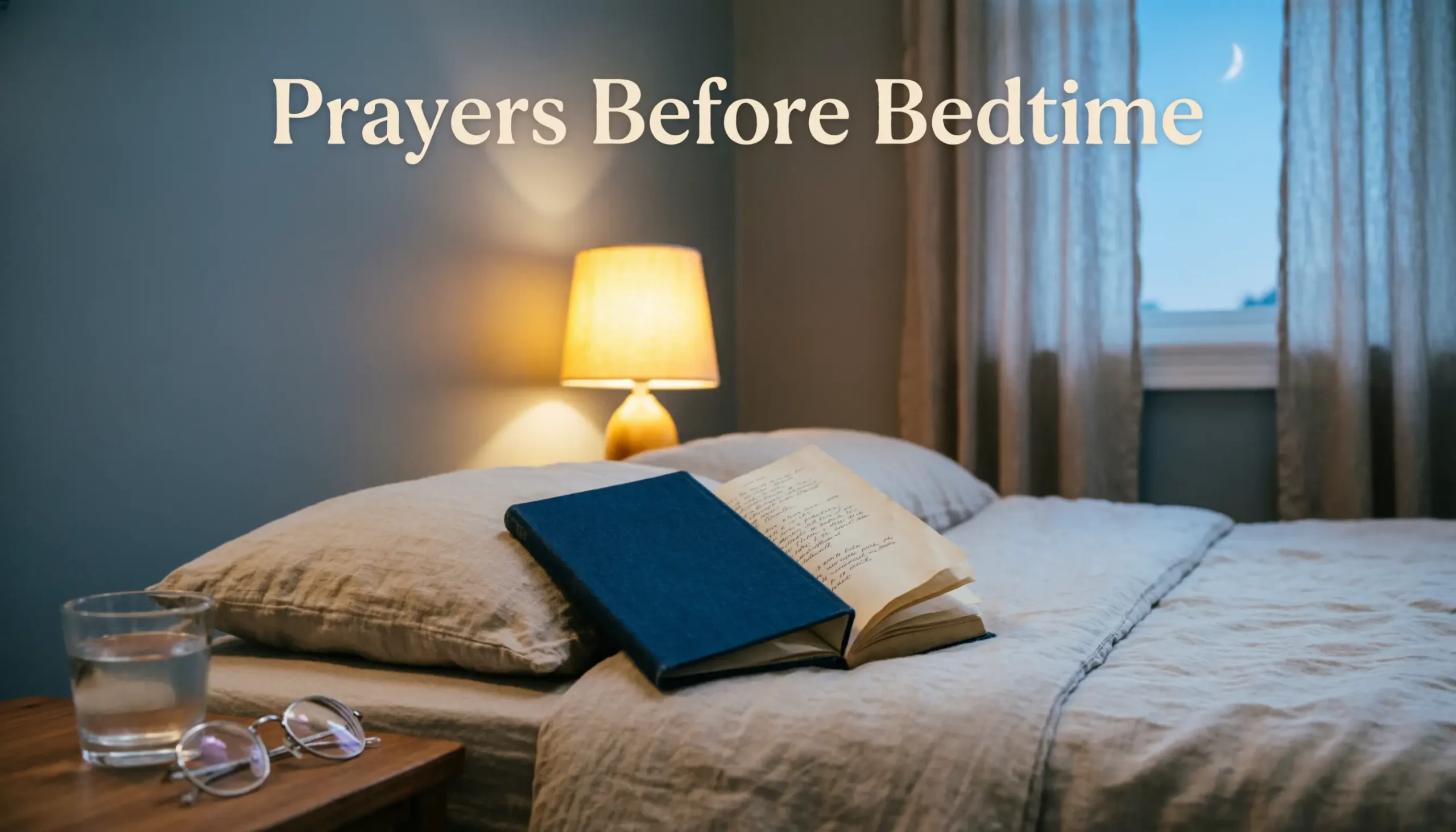 100+ Peaceful Prayers Before Bedtime for a Calm